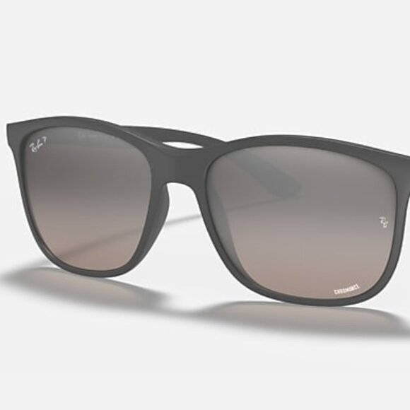 Ray-Ban | Accessories | New Rayban Rb433ch Chromance Matte Grey Frame ...